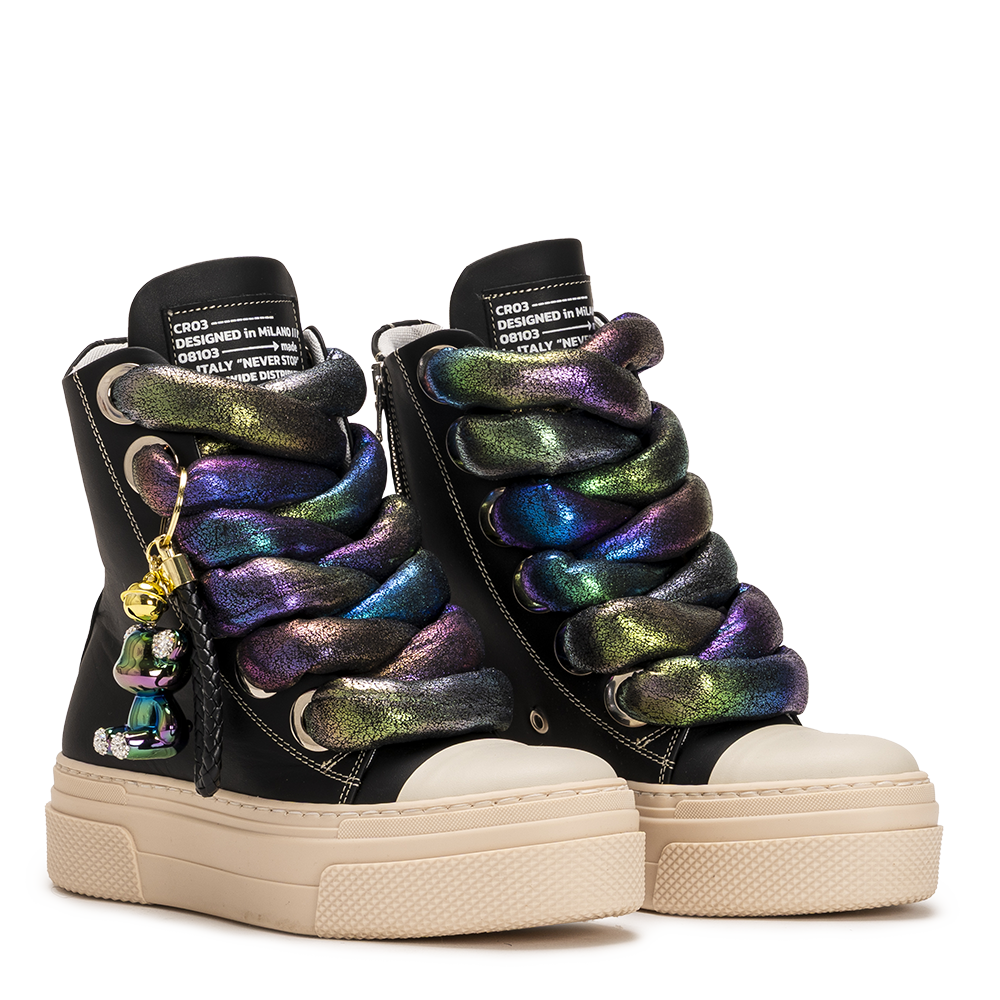 CALIPSO 300 Bear Edition – Rainbow black sneakers by Cristianzerotre ...